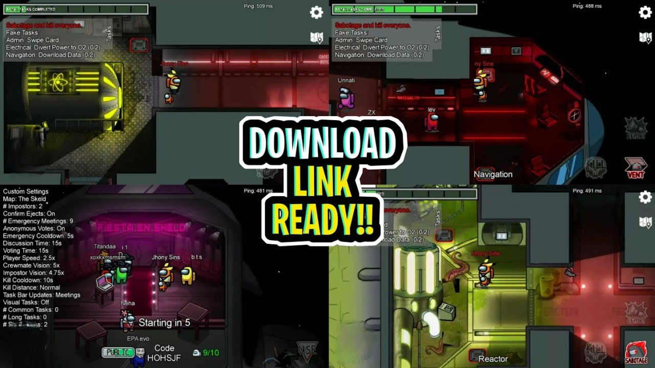 Among us New Rtx Map Download Link Ready || How to download Among us ...