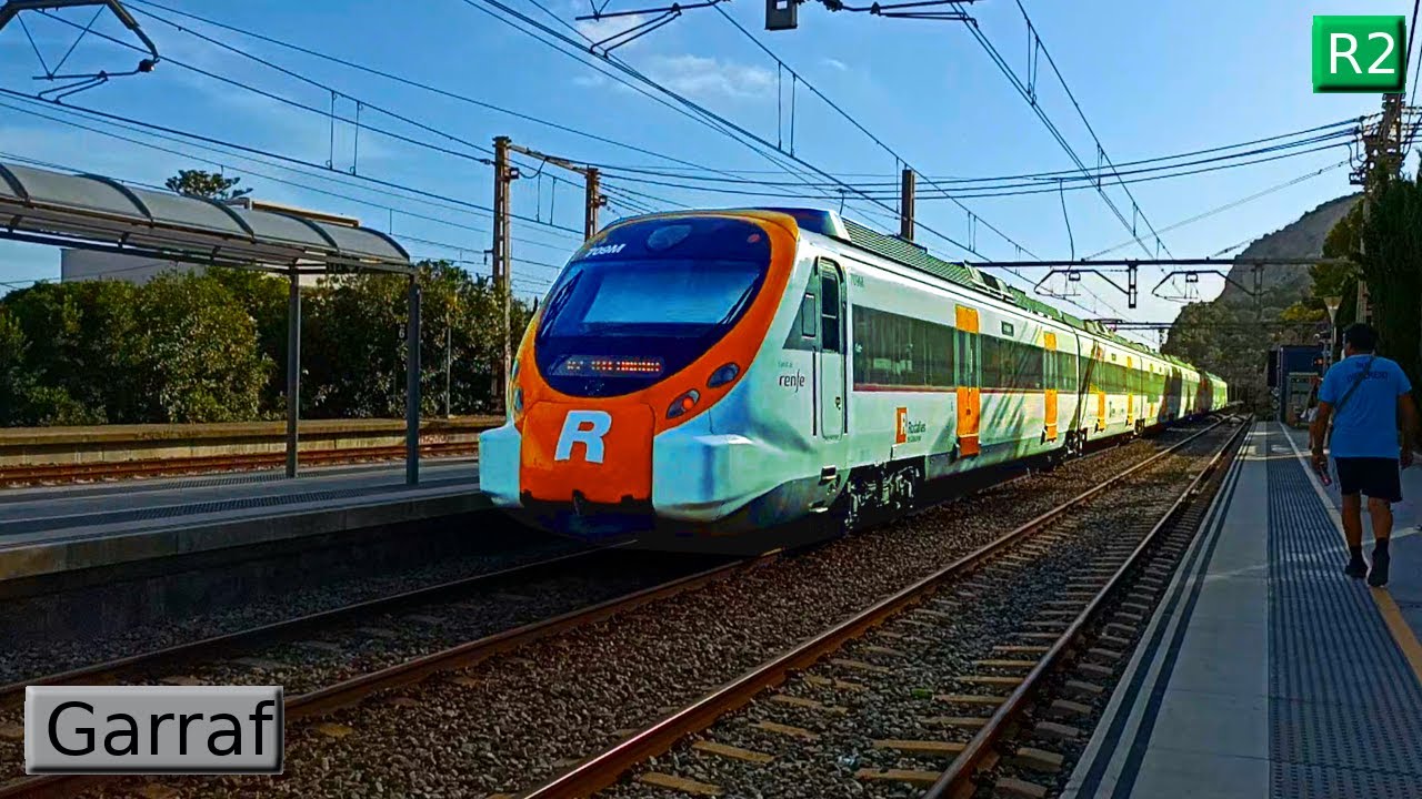 Garraf R2 : Rodalies Barcelona ( Renfe 448 - Civia - 470 - 450 ) - YouTube