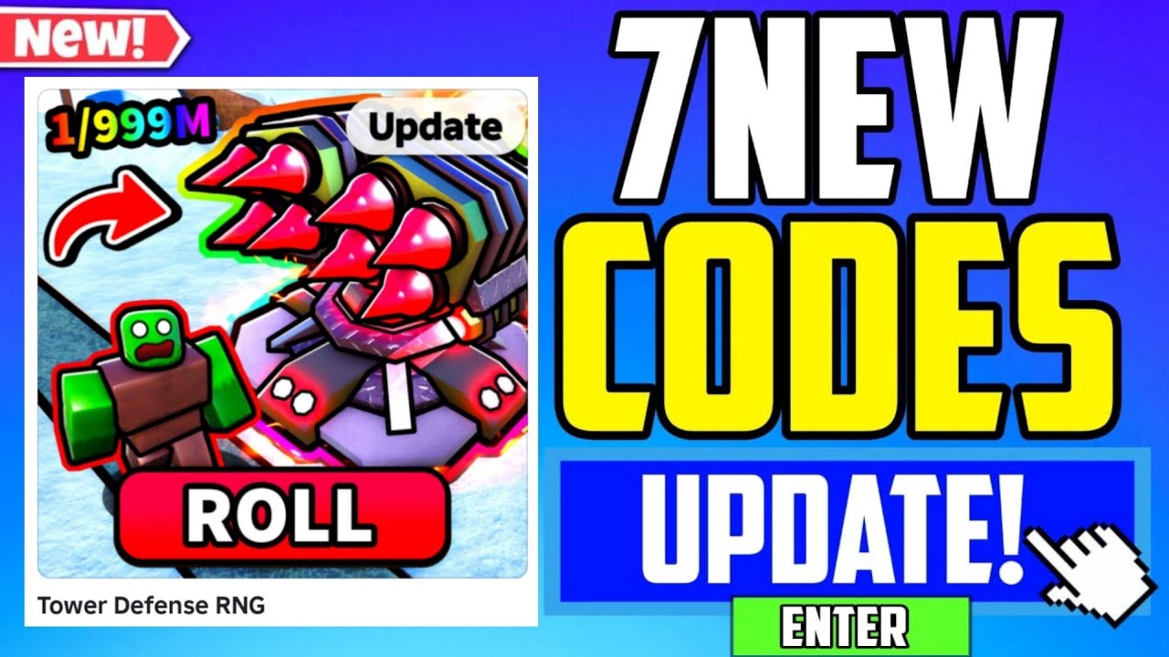 *SECRET UPDATE!* | Tower Defense RNG CODES 2025 (ROBLOX TOWER DEFENSE ...