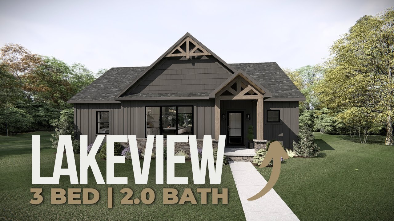 Lakeview Craftsman 3D Model Home Tour | 3 Bed | 2 Bath | 1477 Sq.Ft ...