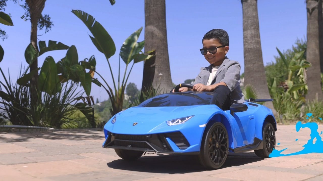 Licensed Lamborghini Huracan Performante Spyder Ride On | Kidzone - YouTube