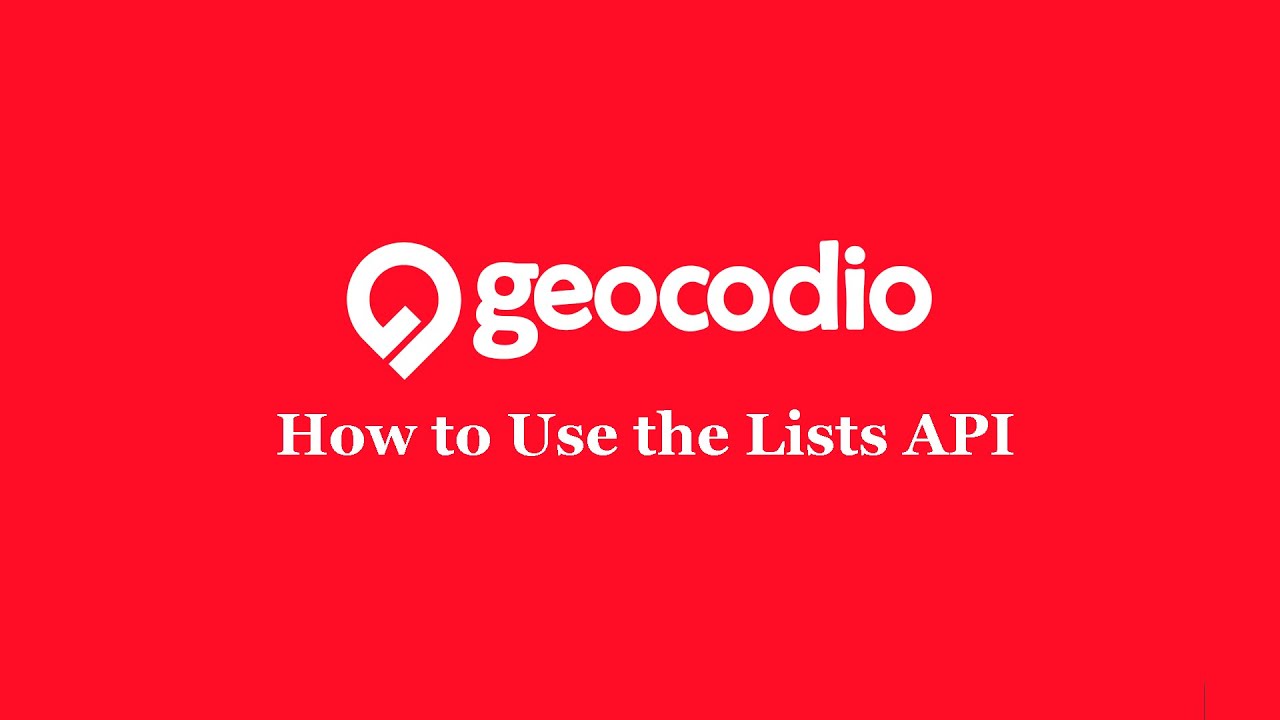 How to Geocode Spreadsheets via API with the Geocodio Lists API - YouTube