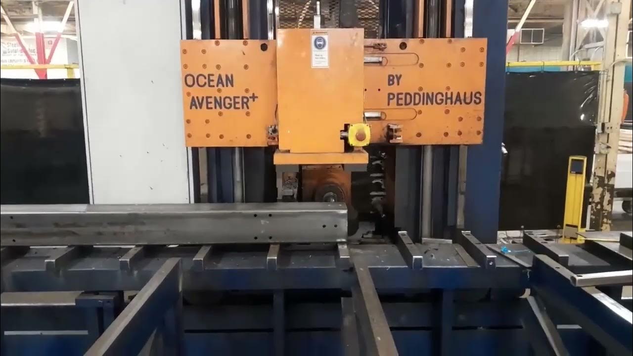Peddinghaus Ocean Avenger Plus 1250/1C Single Spindle CNC Beam Drill ...