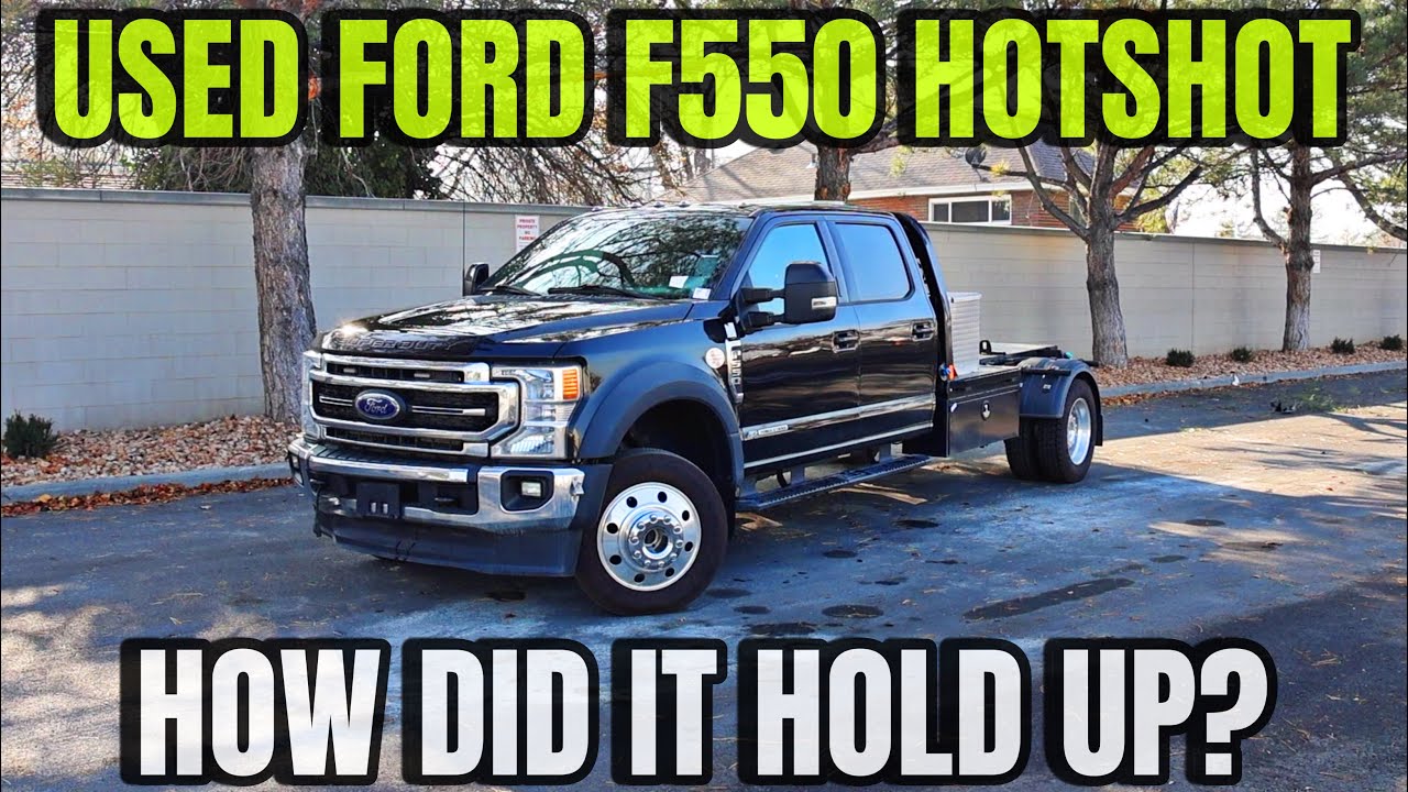150,000 Mile 2022 Ford F550 Lariat With CM HotShot Body: How Did It ...