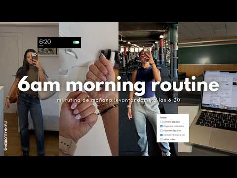mi rutina de mañana 6am | como me hago las uñas, gym, universidad y comidas