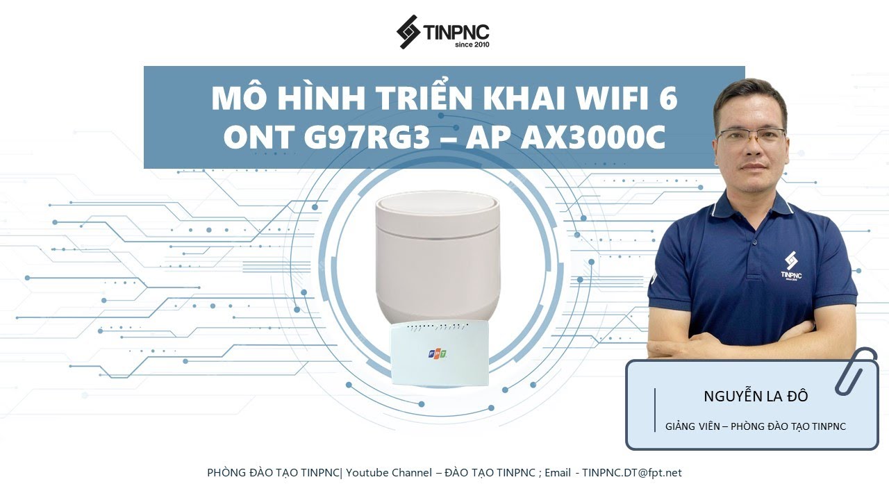 Mô hình triển khai Wifi 6: ONT G97RG3 + AP AX3000C - YouTube