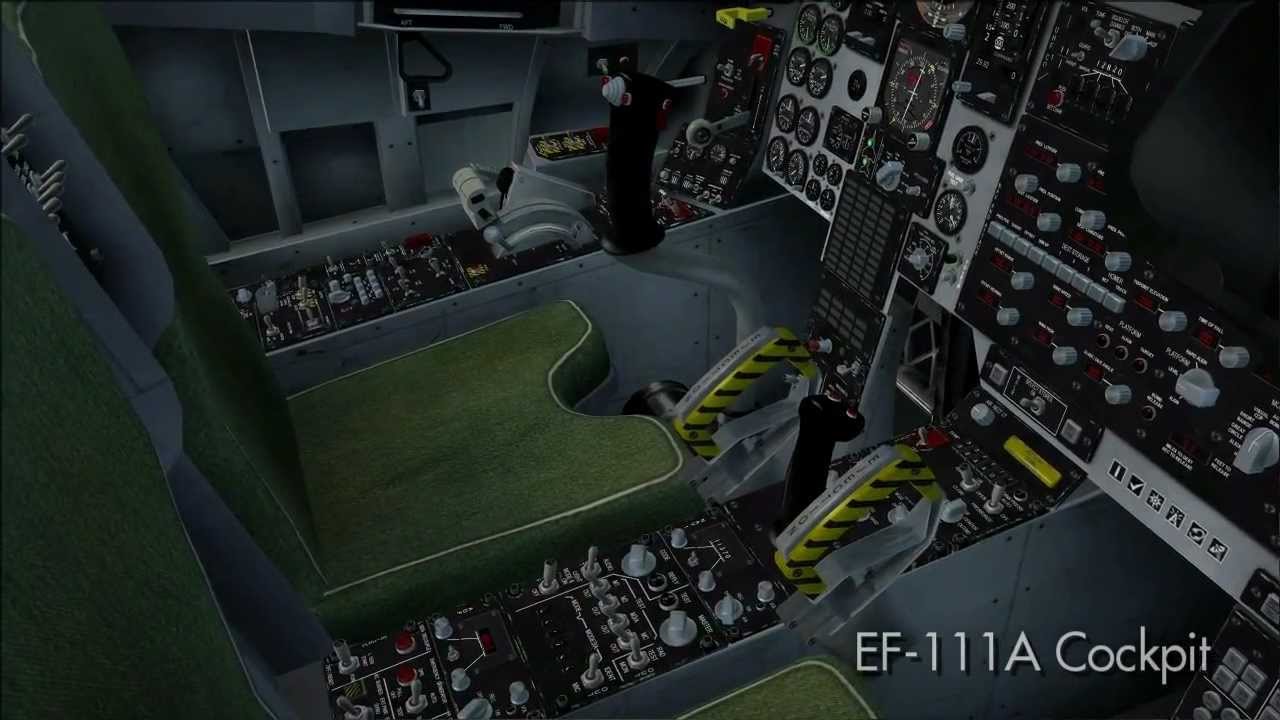 Virtavia General Dynamics F-111 Aardvark - Cockpit Video - YouTube