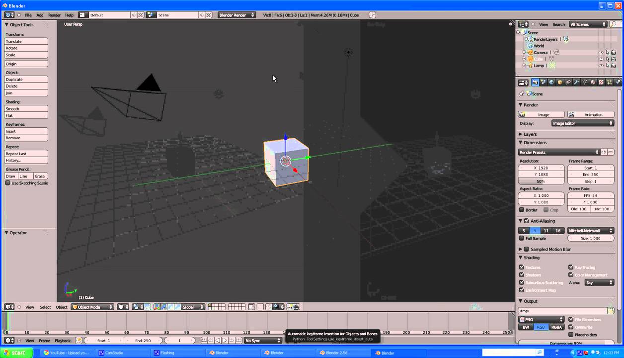 Blender 2.49 to 2.5 User Interface settings - YouTube