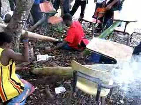 Choiseul, St. Lucia Bamboo Busting - YouTube