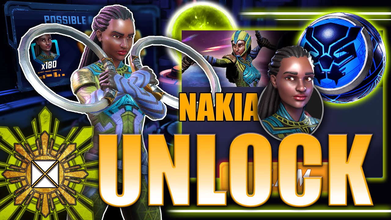 Nakia Unlock & Build [Marvel Strike Force] War Dog - MSF - YouTube