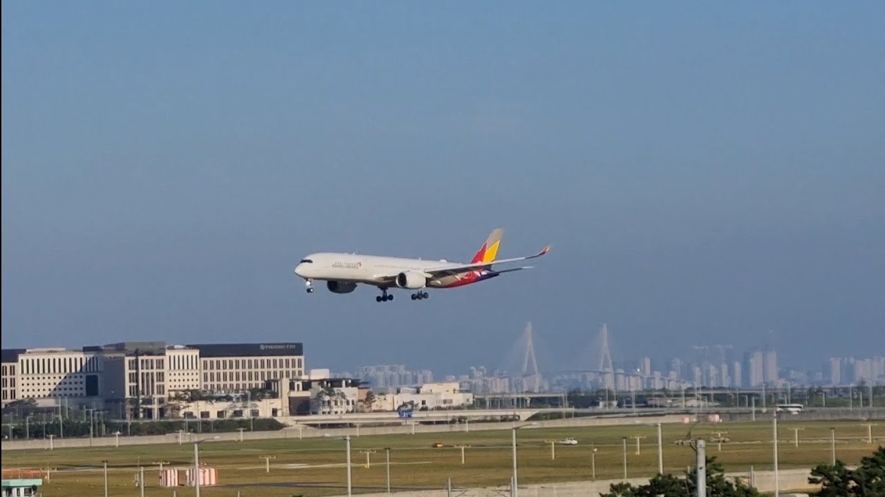 Plane Spotting - Incheon International Airport ICN - Runway 34L - YouTube