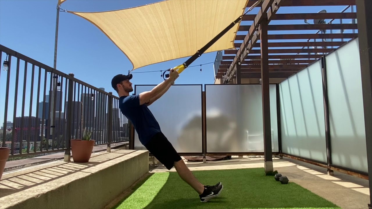 TRX Biceps Curl - YouTube