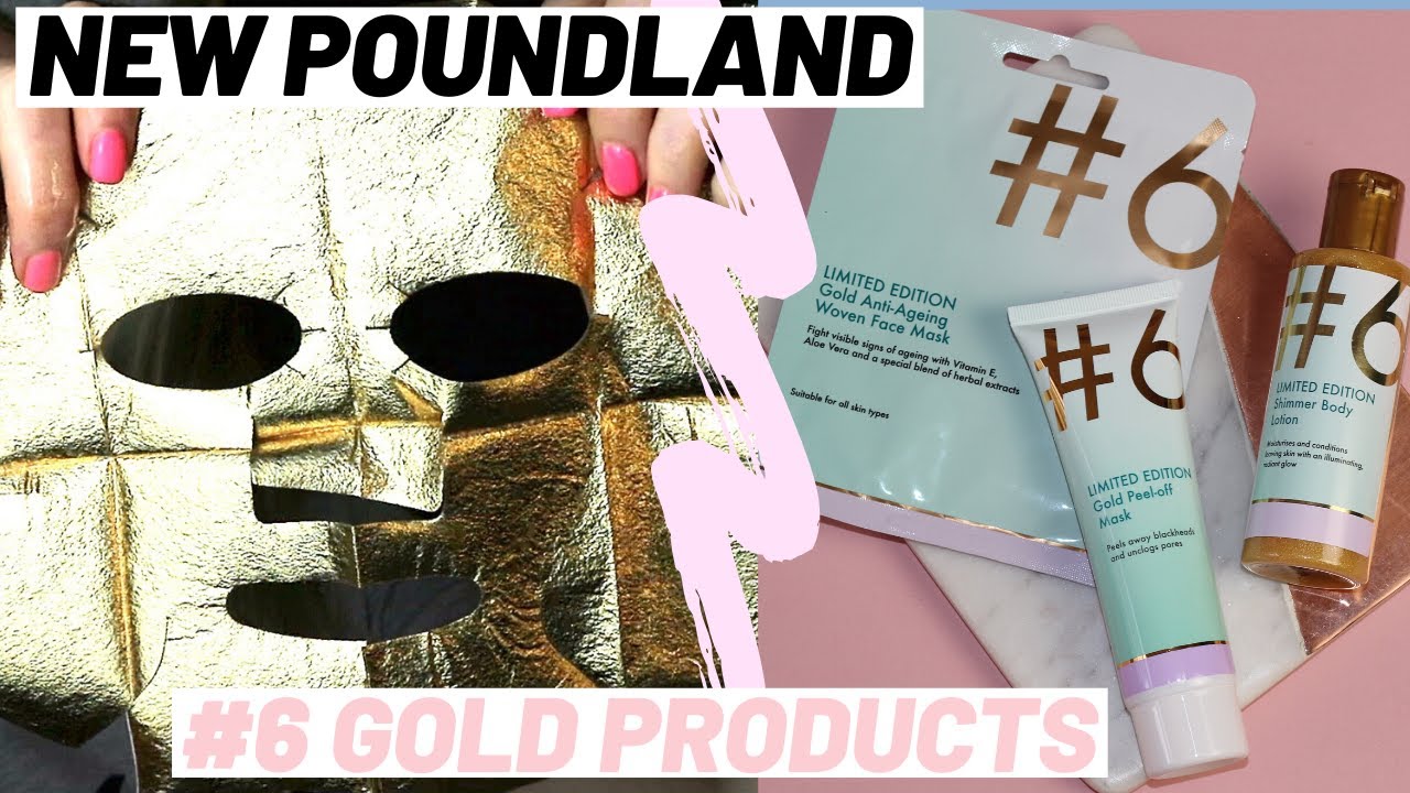 NEW POUNDLAND #6 LIMITED EDITION GOLD SKINCARE, BODY PRODUCTS & DEMO ...