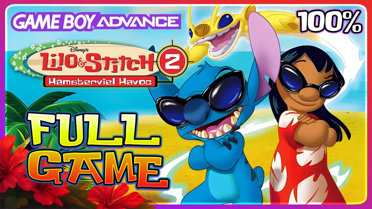Disney's Lilo & Stitch 2 FULL GAME 100% Walkthrough (GBA) - YouTube