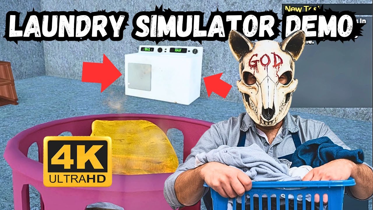 I opened up a laundromat and it was very relaxing... LAUNDRY SIMULATOR ...