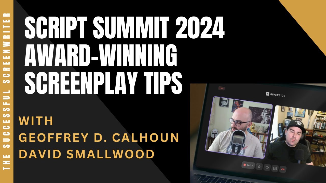 How David Smallwood Won Script Summit 2024 with His Award-Winning Screenplay Sad Blue Dan - YouTube
