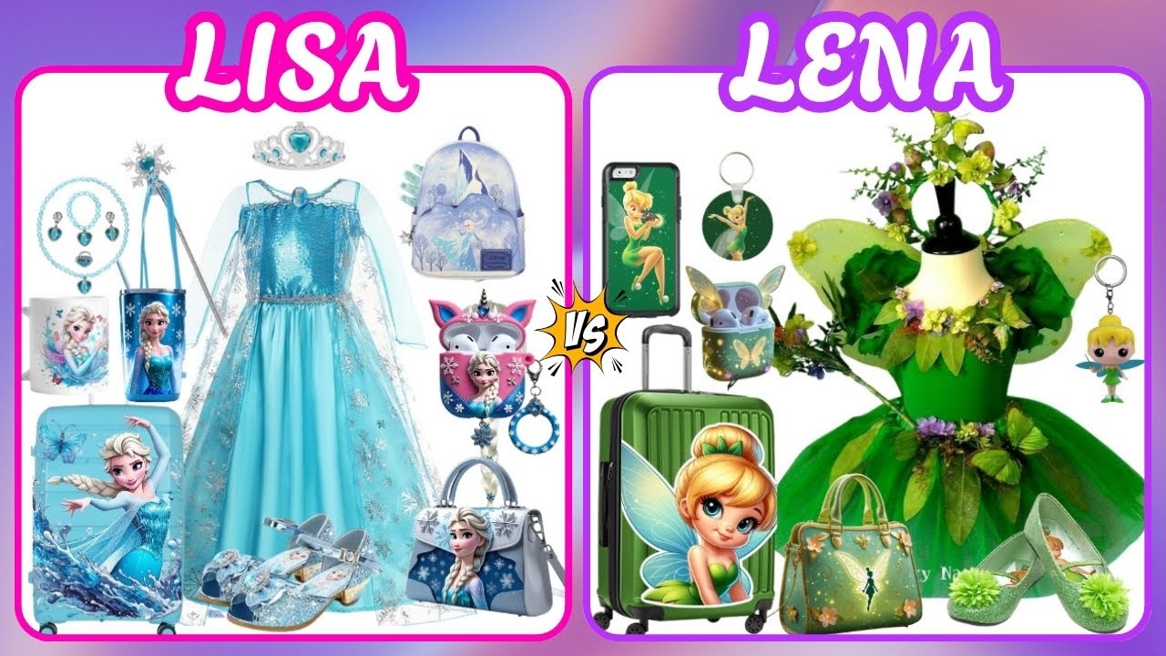 🌸Lisa or Lena: elsa Sparkle vs tinker bell Magic 🌿 – Who’s Your Style ...