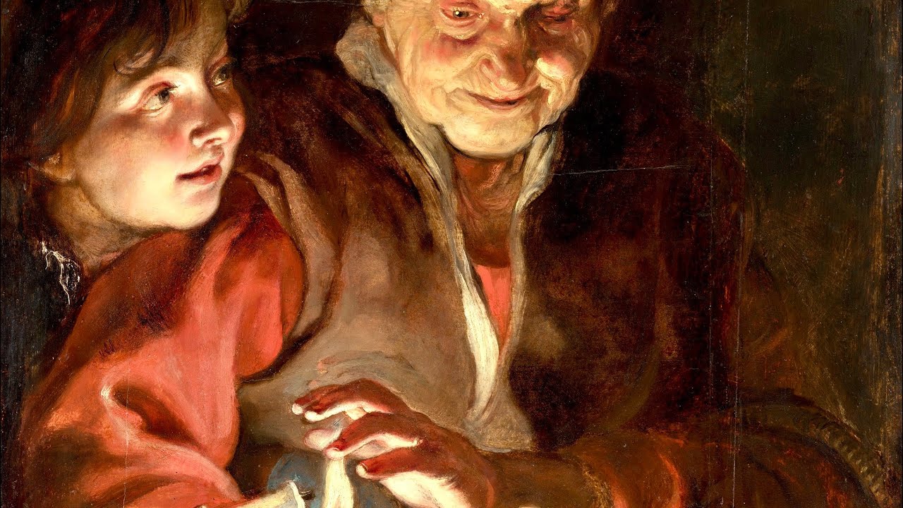 Peter Paul Rubens —Old Woman and Boy with Candles— 3 Hours 4K ...