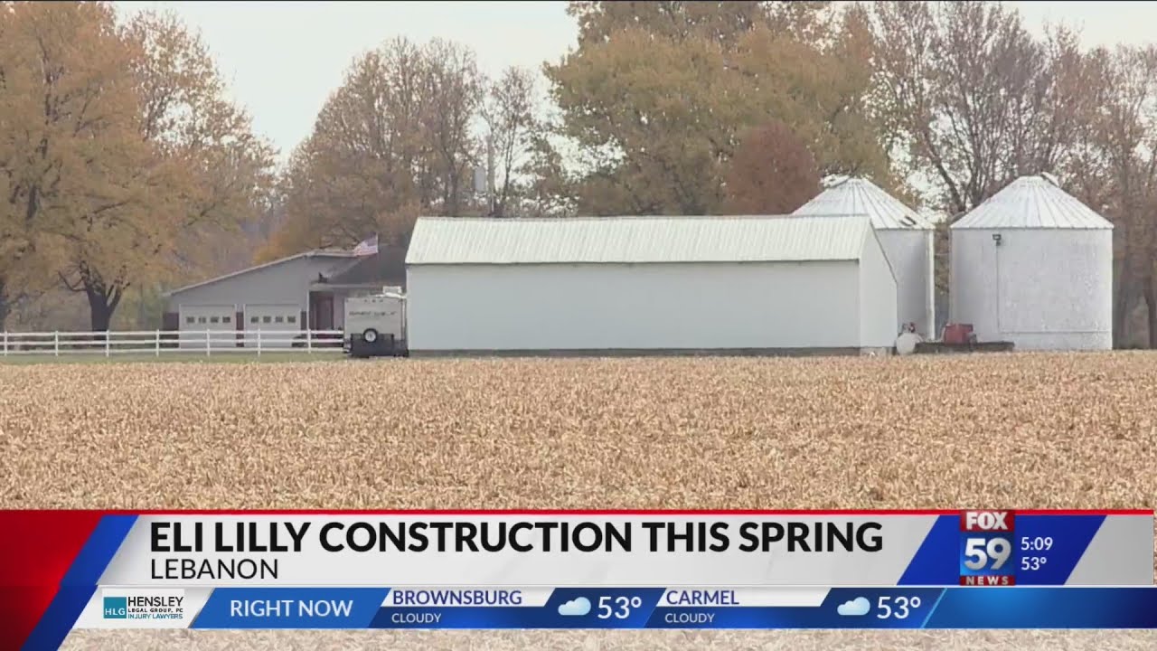 Eli Lilly to start construction in Boone County - YouTube