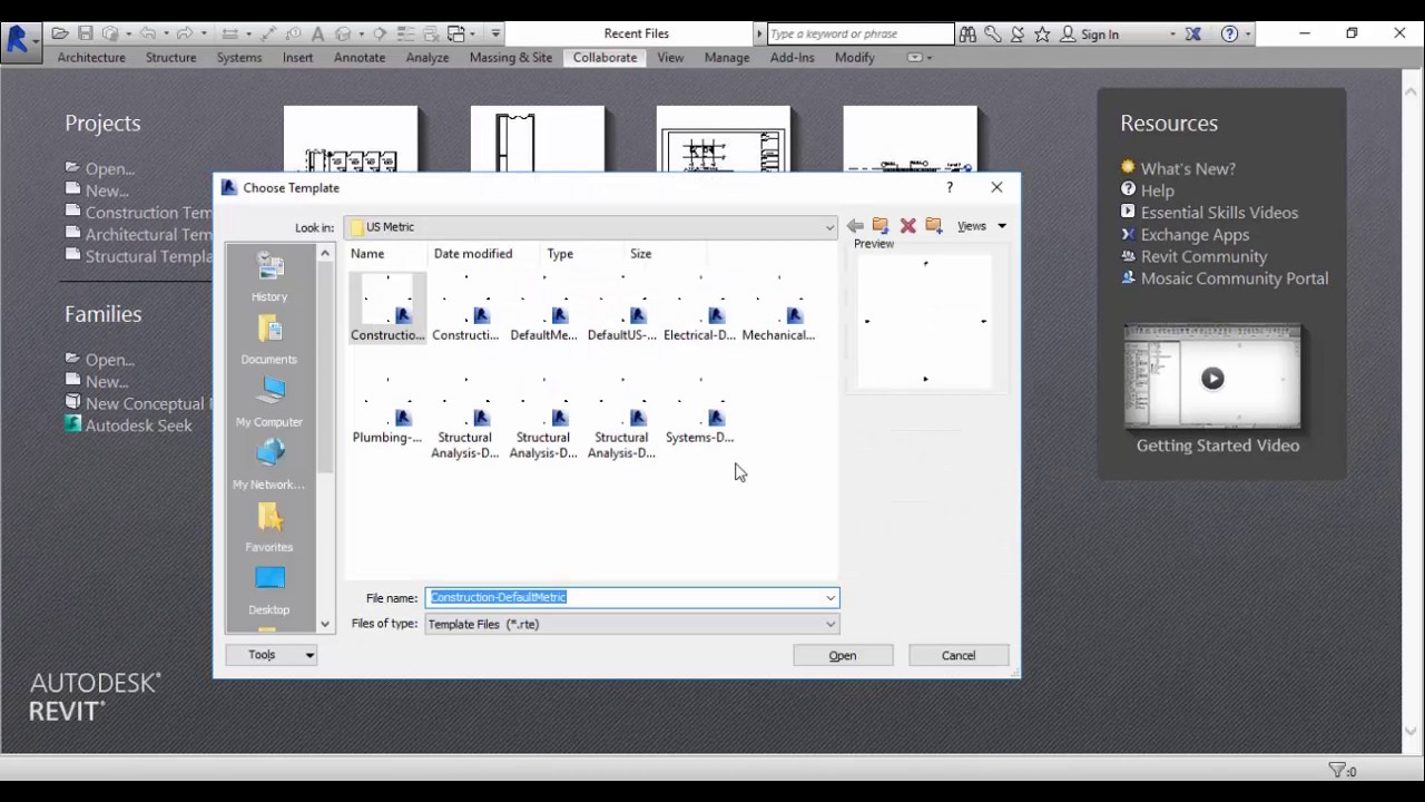 (Revit Tip 7 - Mỗi ngày 1 Tip) Chuyển đổi đuôi .rte sang .rvt. Xuất ...