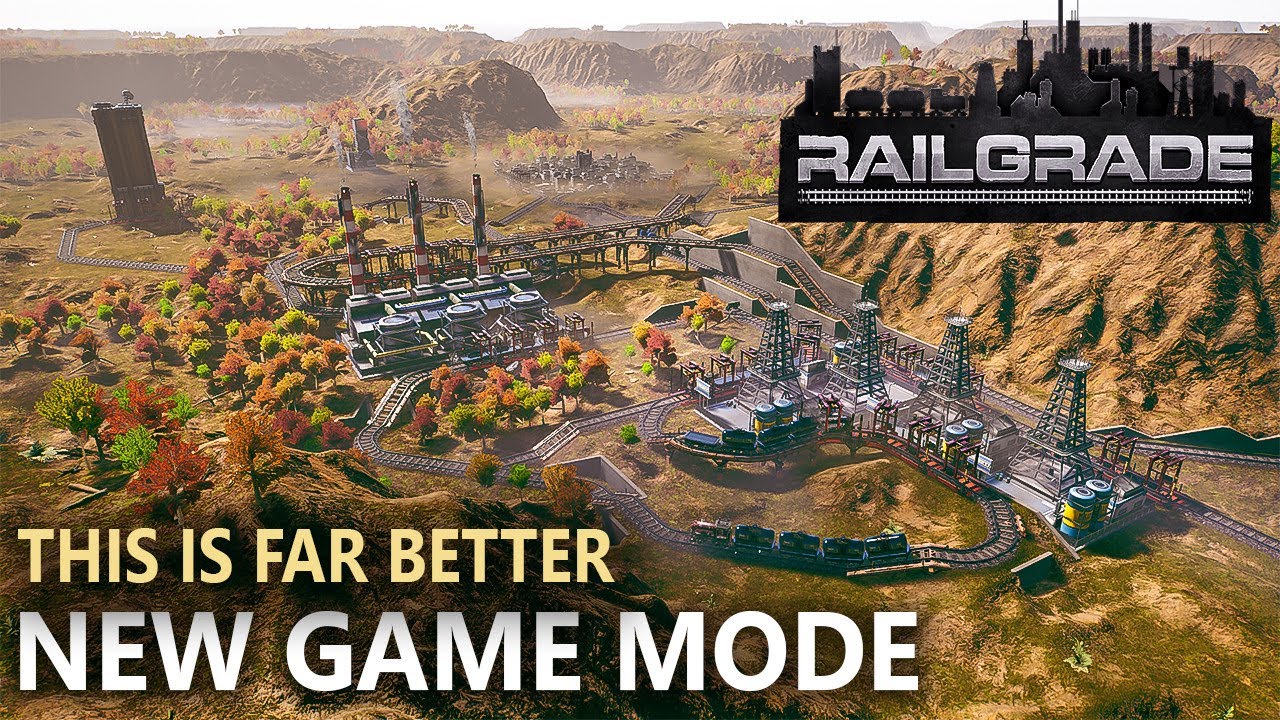 Railgrade - NEW GAME MODE Openplay - It's excellent - Choose a map, Build, upgrade, expand ...