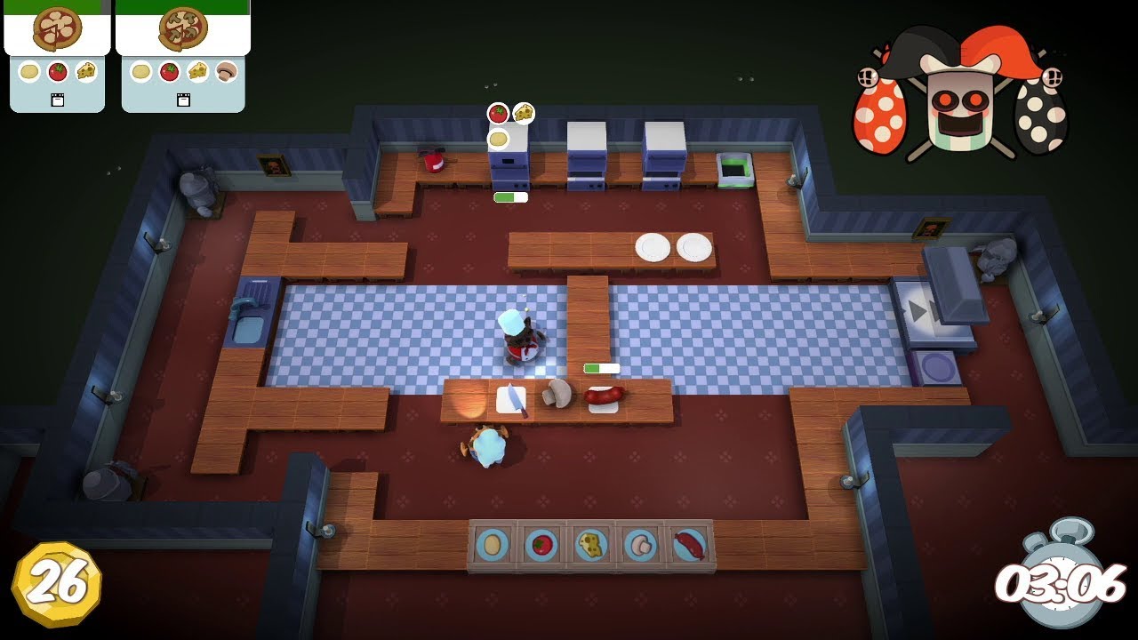 Let's Play Overcooked part 04 - Pizza and Ghosts - YouTube