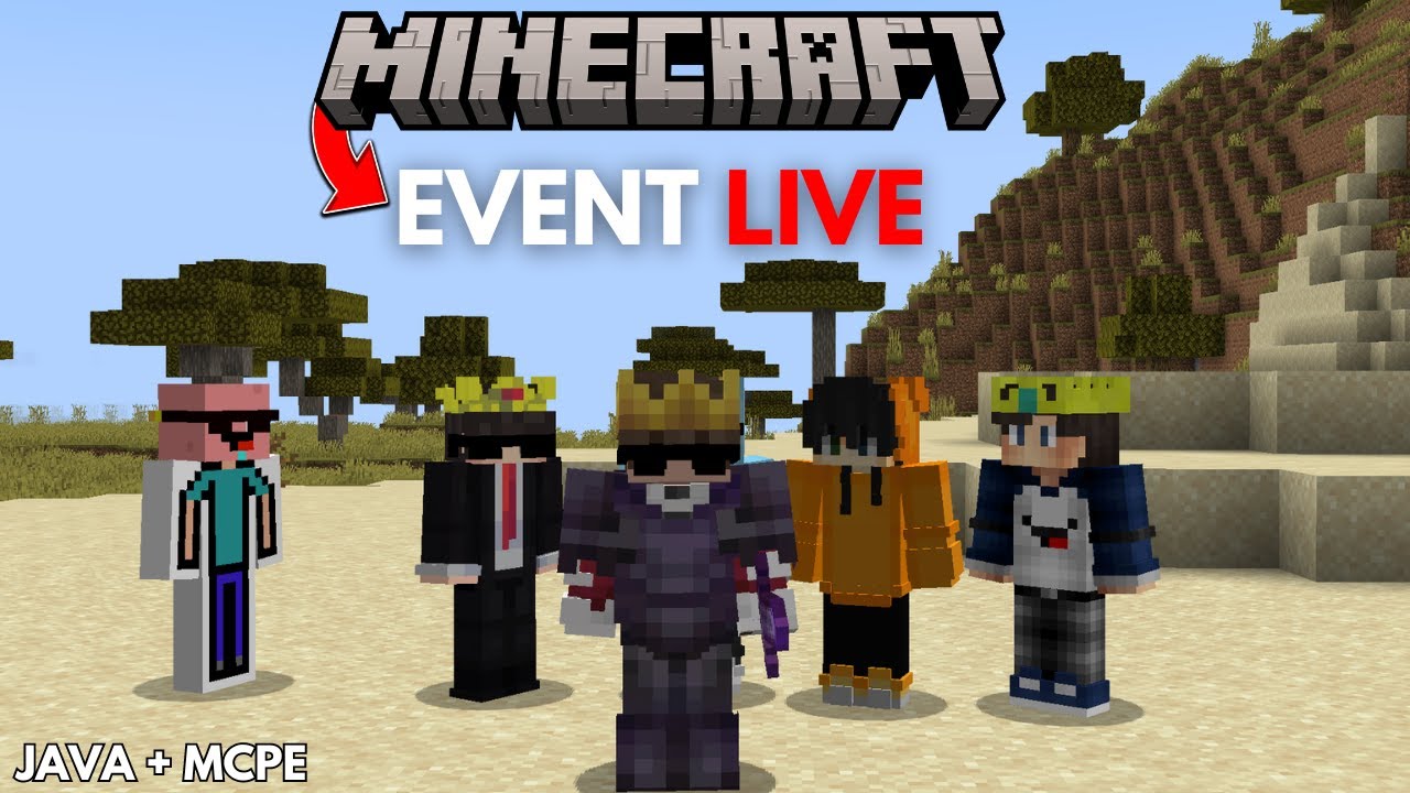 Minecraft Event Live Anyone Can Join... - YouTube