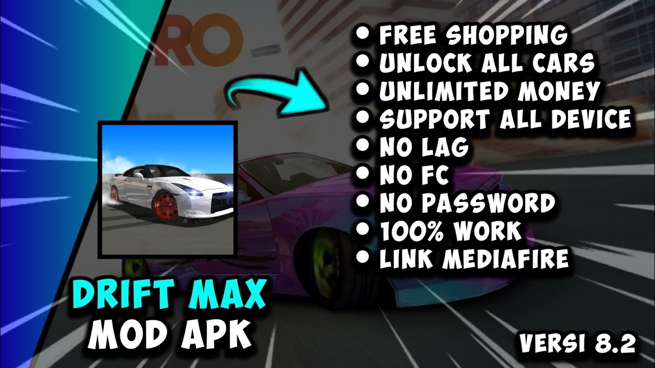 DRIFT MAX MOD APK [ NO PW ] || VERSI 8.2 - YouTube