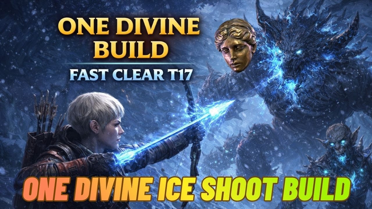 1 Divine Ice Shot Build ️ Fast T17 Clear & Bosses | PoE 2 - YouTube