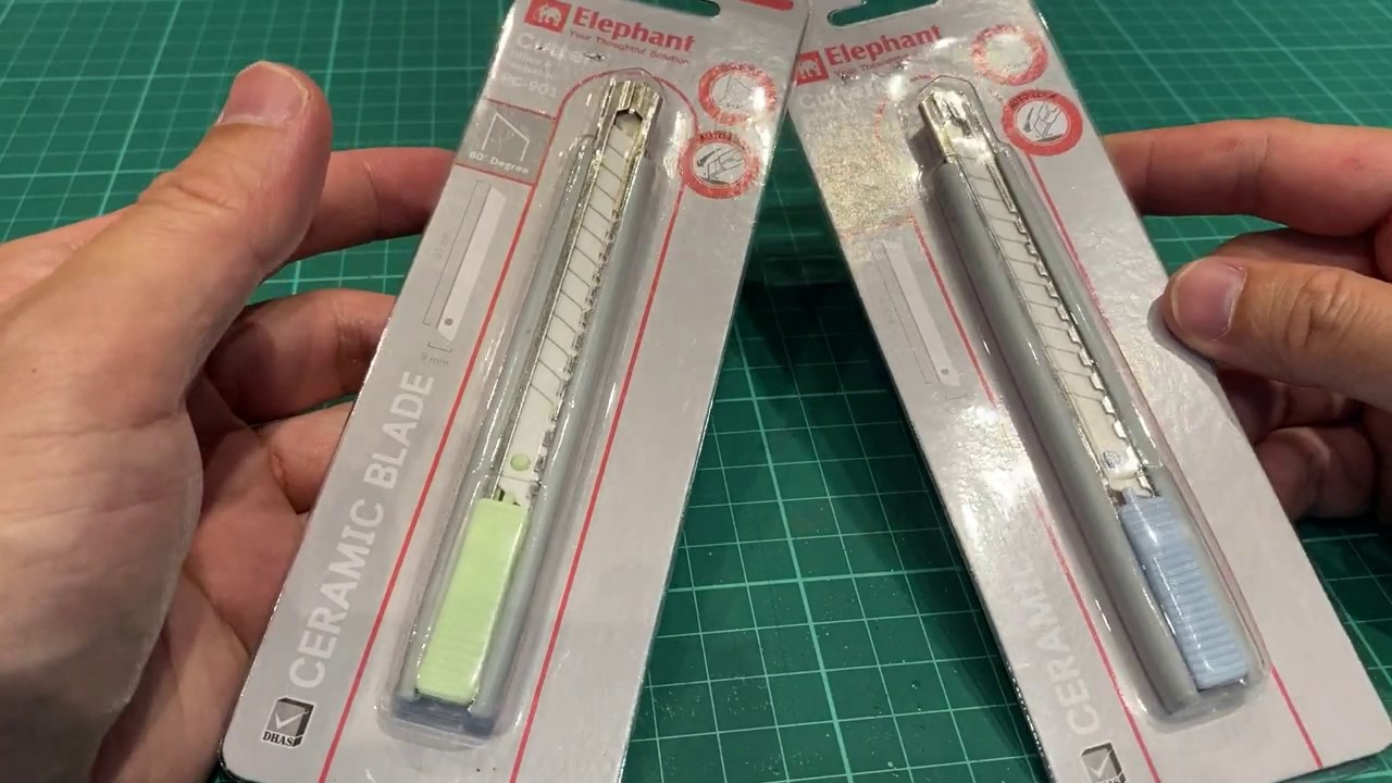 Elephant Ceramic snap off cutter blade คัทเตอร์ ใบเซรามิค ราคาไม่ช้าง ...