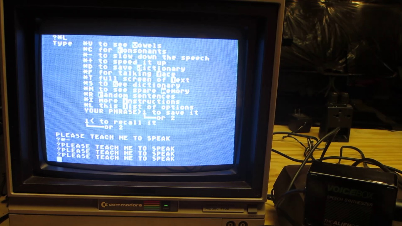 Demostración del Voice Box para Atari - YouTube