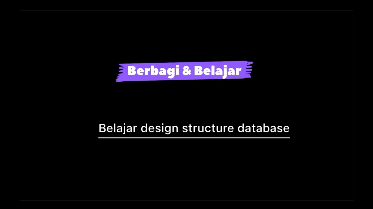 Belajar Membuat Diagram Database dengan dbdiagram.io | Visualisasi DB ...