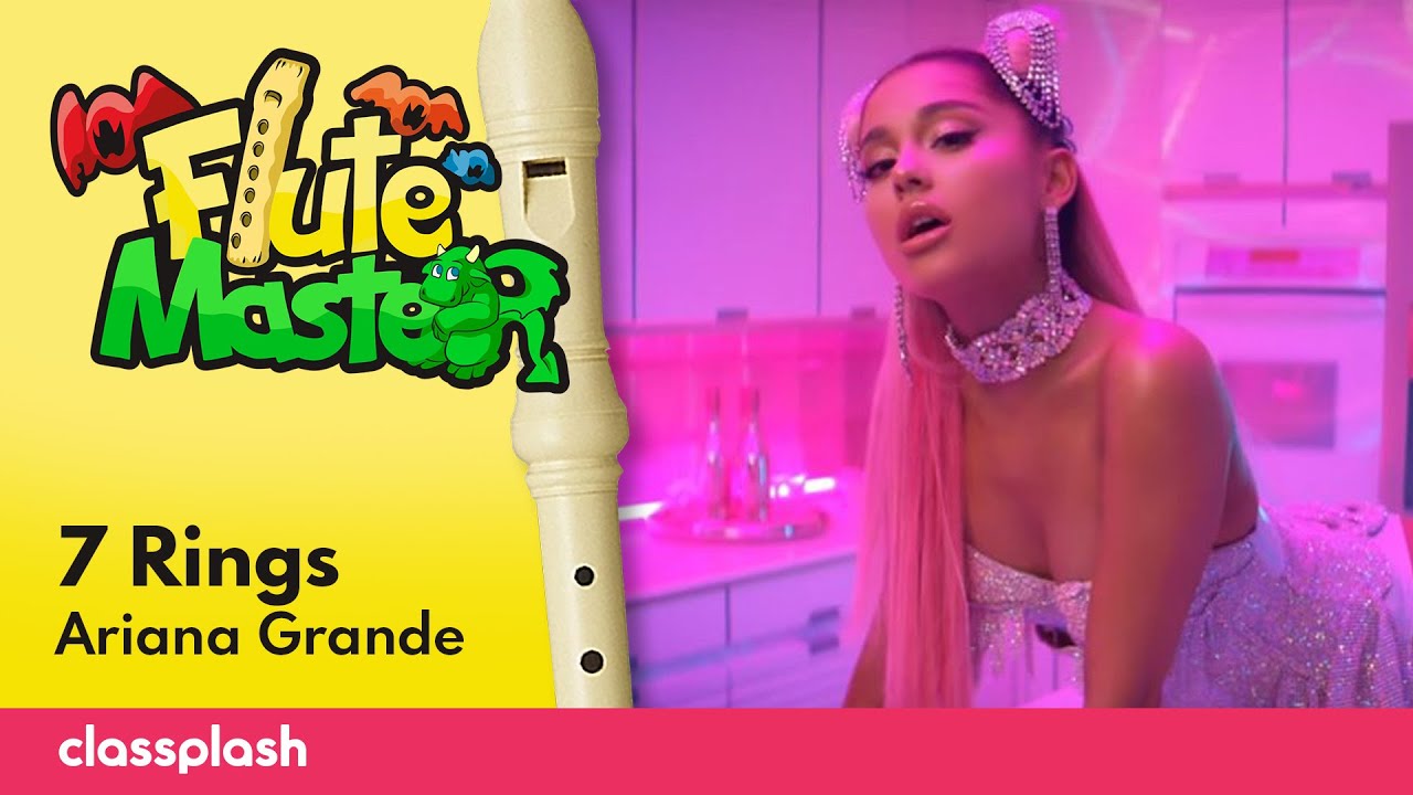 7 Rings - Ariana Grande | Recorder Lesson with Flute Master - YouTube