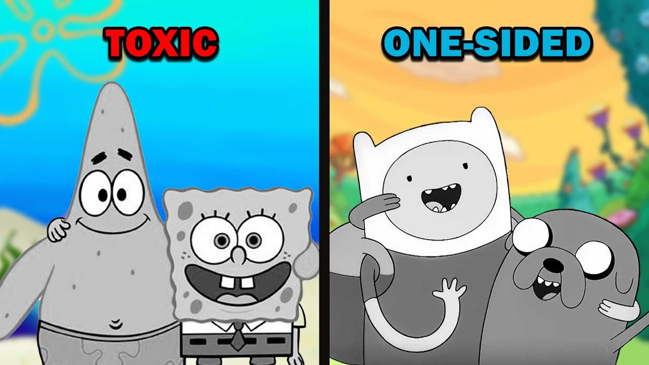 The WORST Cartoon Friendships EVER - YouTube