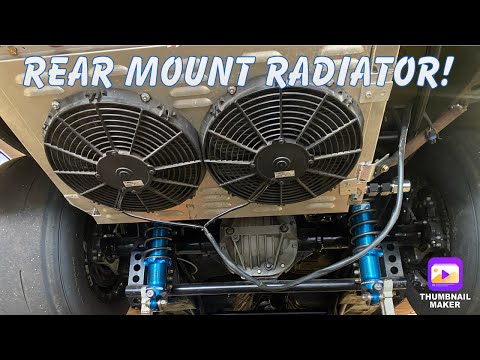 Rear mounting radiator! And more progress! - YouTube