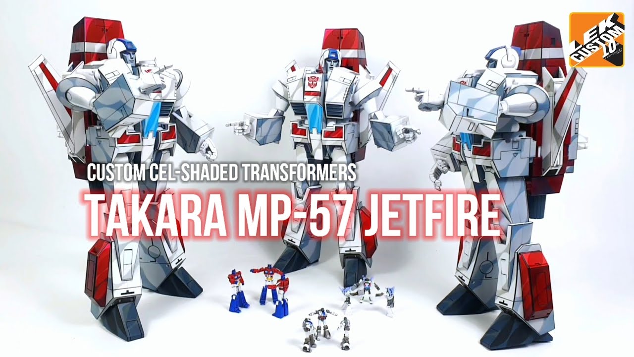 Custom cel-shaded Transformers TAKARAMP-57 JETFIRE SKYFIRE No.03-05 By ...