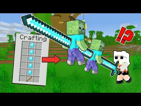 Minecraft, but CRAFTS are LOOOONGGG!! - YouTube