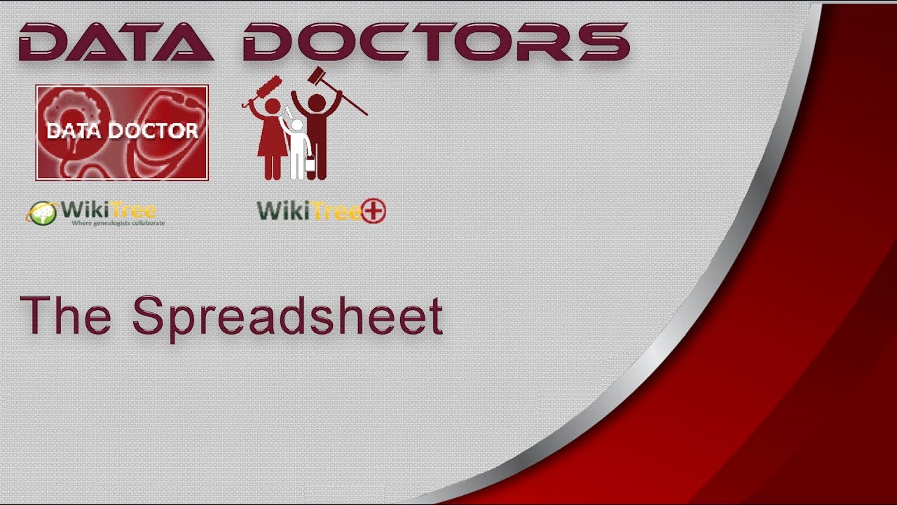 Data Doctors Spreadsheet Part 2 - YouTube