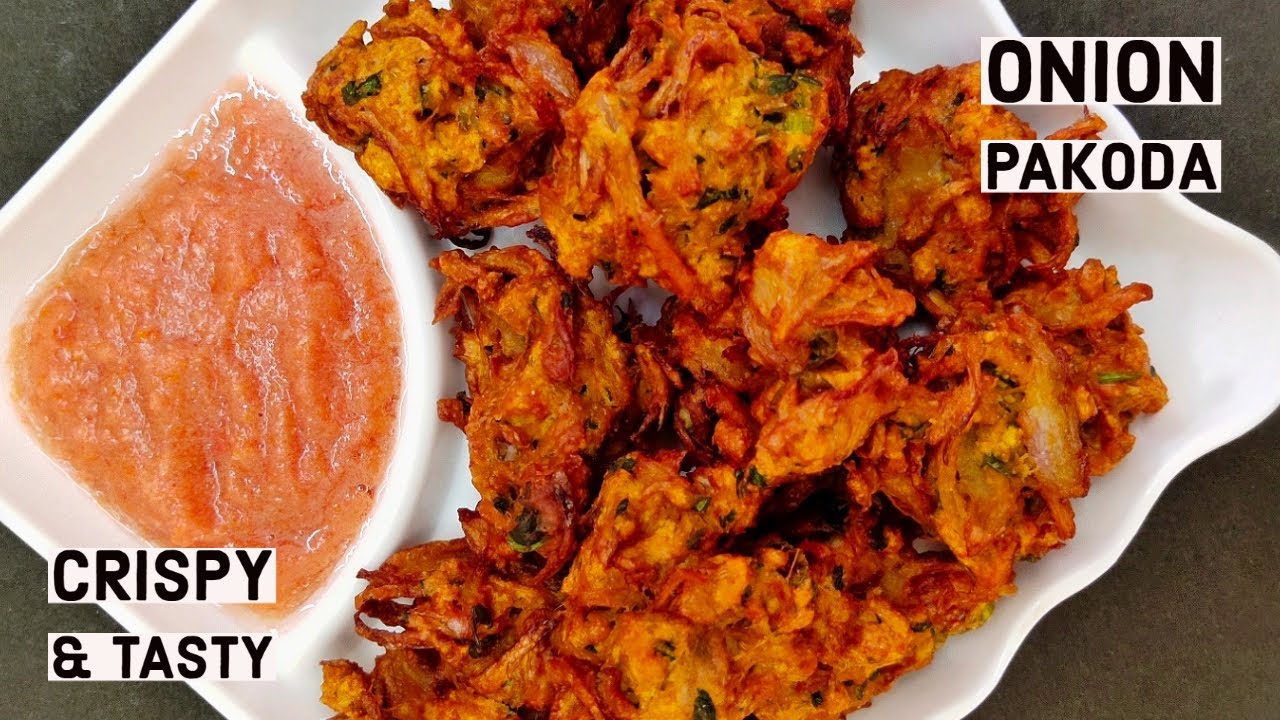 Crispy Onion Pakoda/ Teatime Snacks/ Onion Pakora / कांदा भजी - YouTube