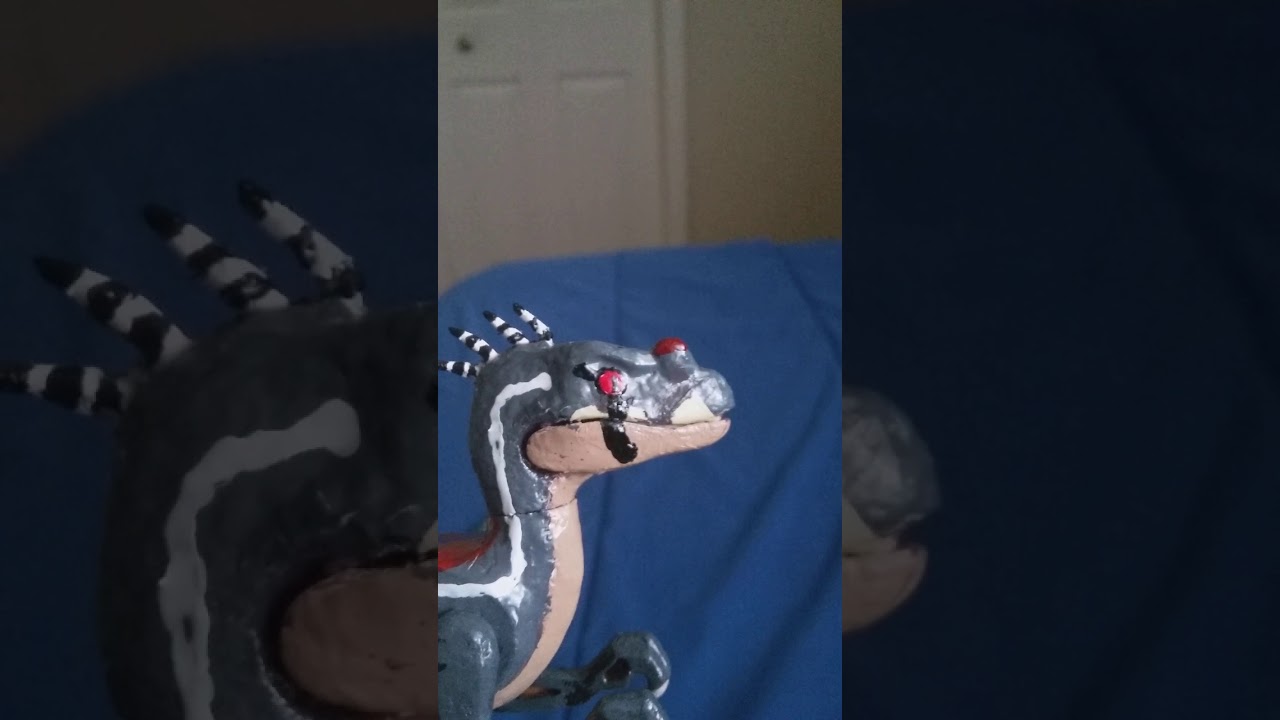 Custom Lego Jurassic Park 3 Male Velociraptor - YouTube