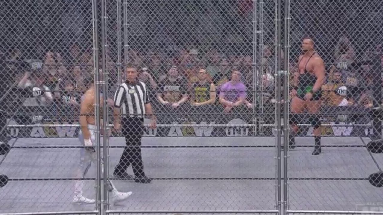 Review AEW February 19 2020 (Cage Match) - YouTube