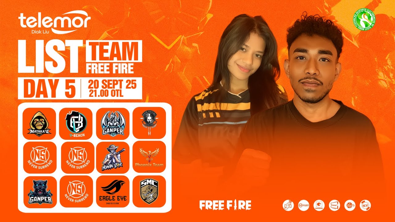 W2 DAY 5 | FFTLS - FREE FIRE TIMOR LESTE SERIES | Powered by Telemor ...