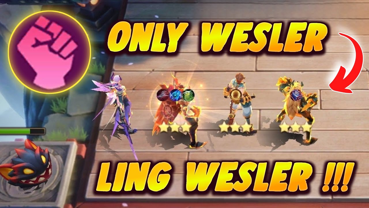 THARZ 3 ONLY WESLER | LING WESLER COMBO MAGER TERBARU‼️ Mobile Legends ...