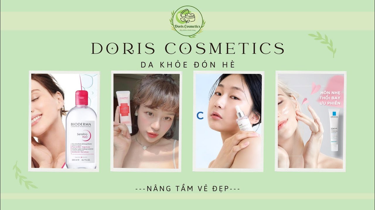 TOP 3 sữa rửa mặt cho da dầu mụn || Doris Cosmetics - YouTube