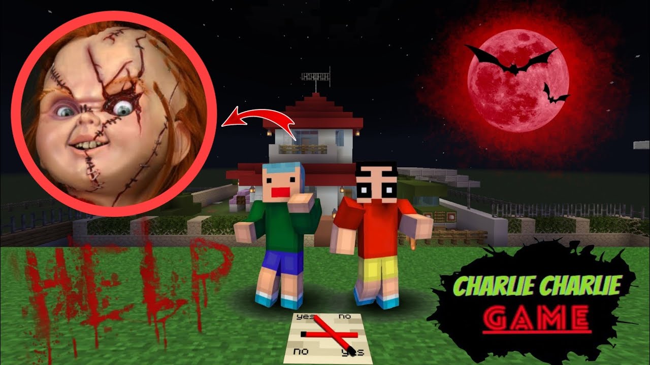 SHINCHAN Playing Charlie Charlie Game In Minecraft 😨😱 - YouTube