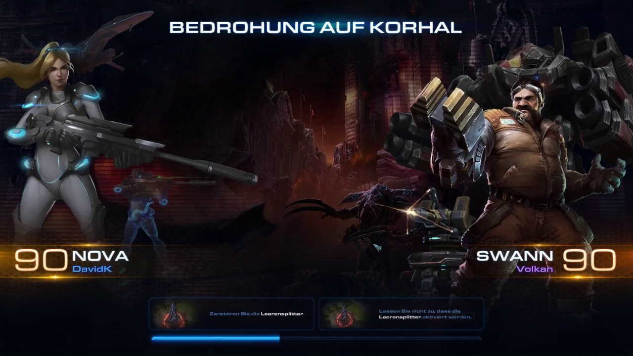 SC2 |Coop| Nova/Swann | Bedrohung auf Korhal - YouTube