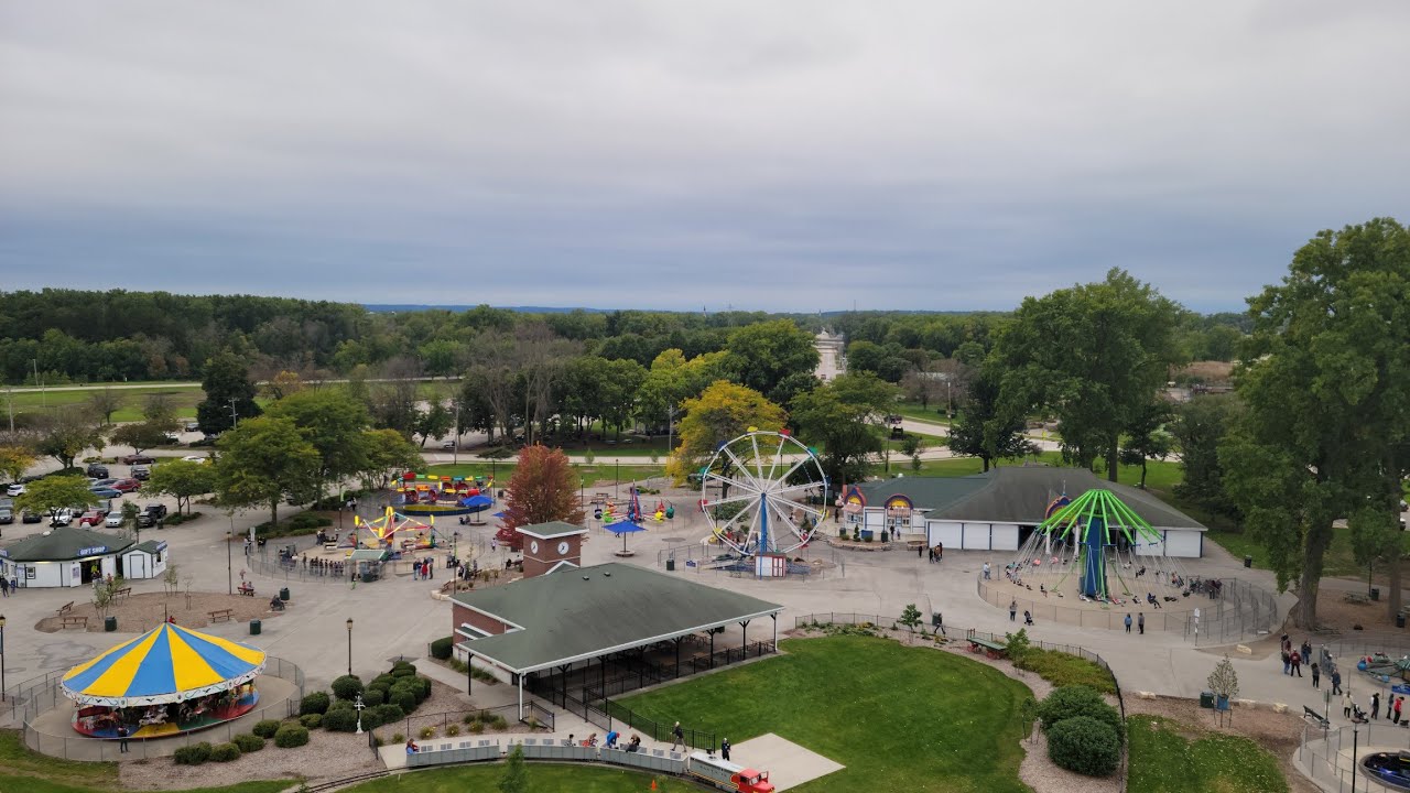 Big Wheel Ride Bay Beach Amusement Park Green Bay, WI 9-24-22 - YouTube