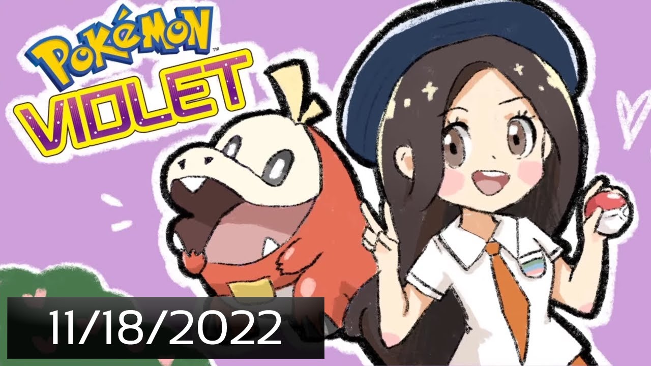 POKÉMON VIOLET FIRST FULL DAY LET'S GO! - YouTube