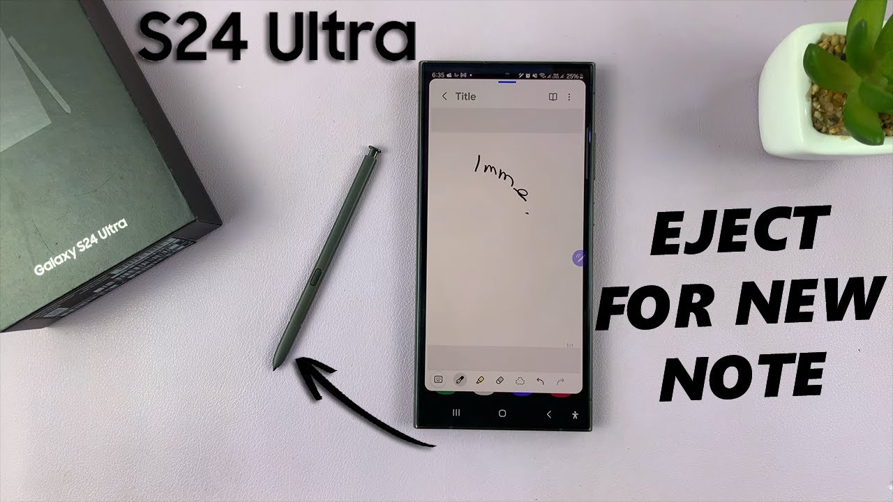 How To Open a New Note Every Time You Eject The S Pen On Samsung Galaxy ...