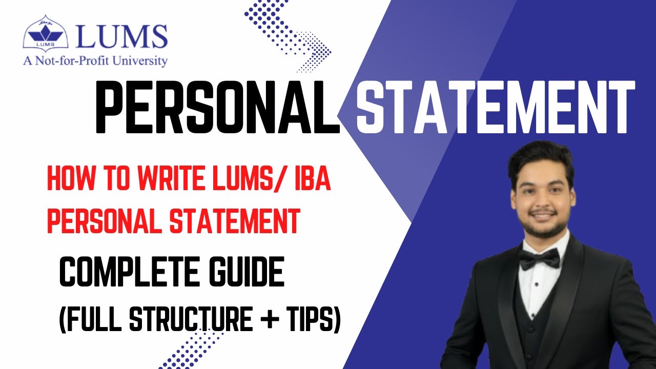 How to Write LUMS NOP Personal Statement | 2026 Complete Guide (Full ...